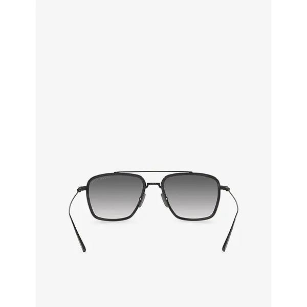 Dita D4000530 Square-frame Metal Sunglasses - Black