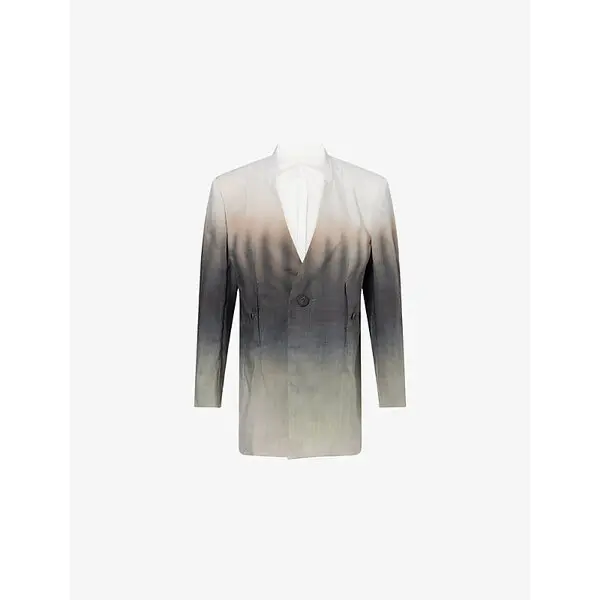 Issey Miyake June Plumage Single-breasted Woven Jacket - Multi
