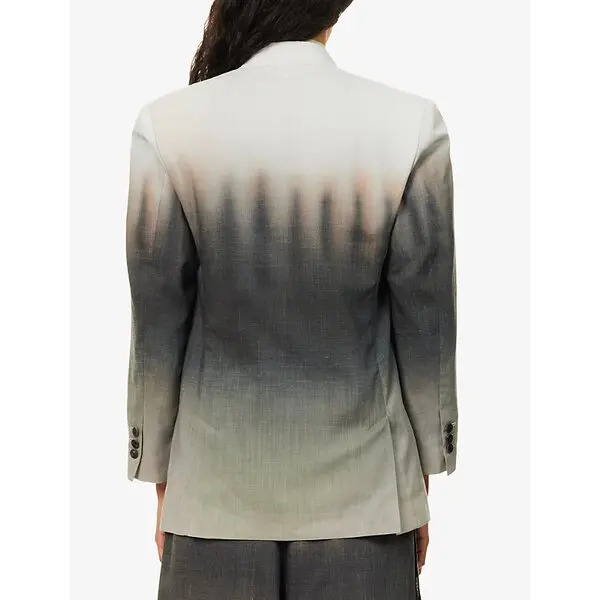 Issey Miyake June Plumage Single-breasted Woven Jacket