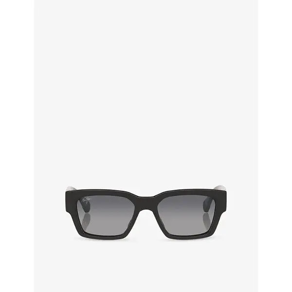 Maui Jim Mj0642s Rectangle Nylon Sunglasses