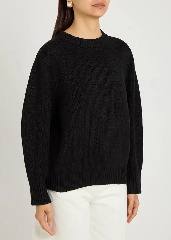 TOTEME Knitted Cotton-blend Jumper