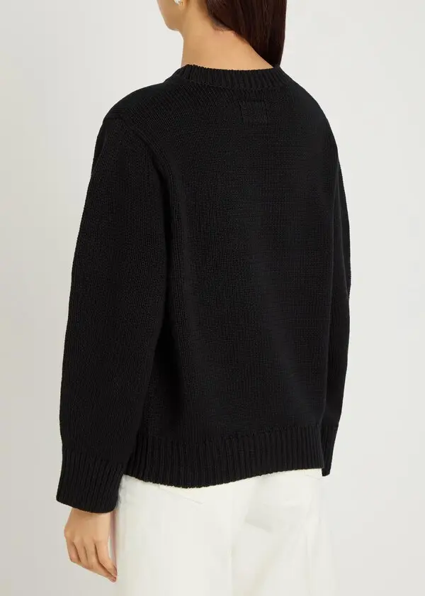 TOTEME Knitted Cotton-blend Jumper