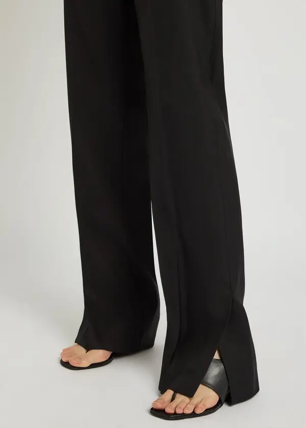 HEIRLOME Petula Straight-leg Silk Trousers