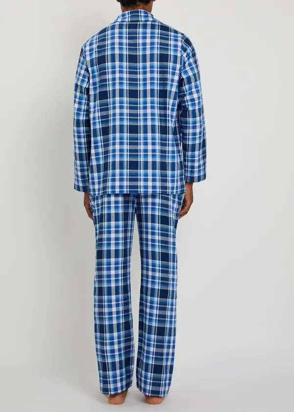 Polo Ralph Lauren Logo-embroidered Checked Cotton Pyjama Set