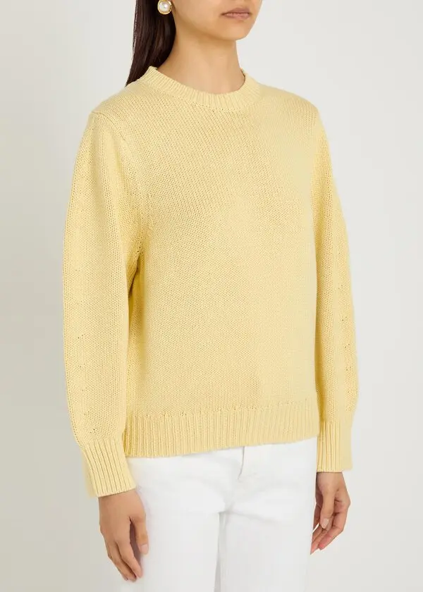 TOTEME Knitted Cotton-blend Jumper