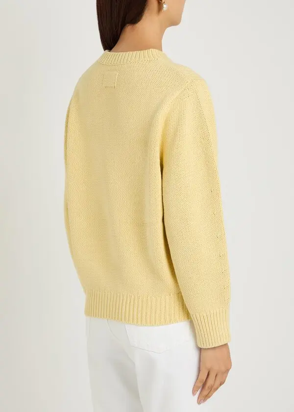 TOTEME Knitted Cotton-blend Jumper