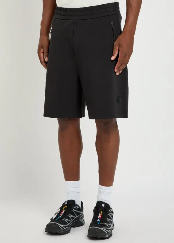 Moncler Logo-appliquéd Cotton-blend Shorts