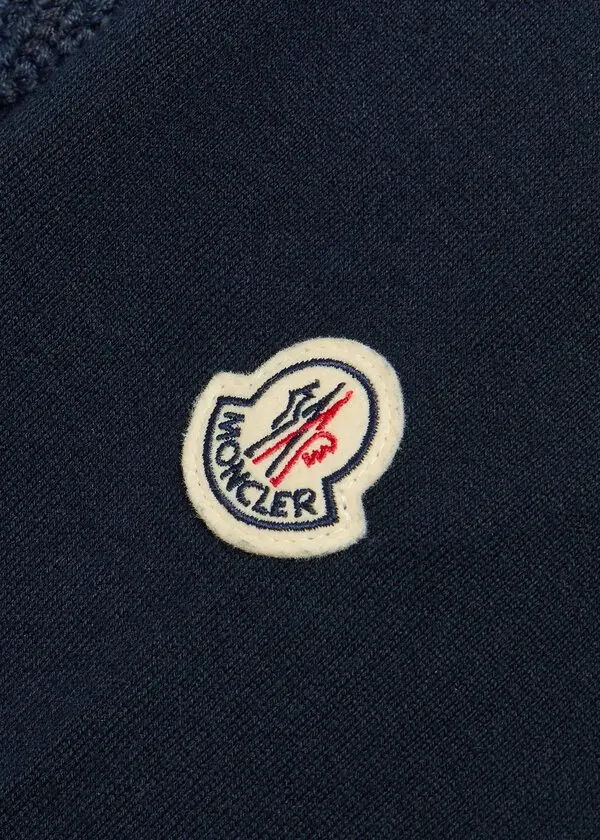 Moncler Logo-embroidered Cotton-blend Jumper