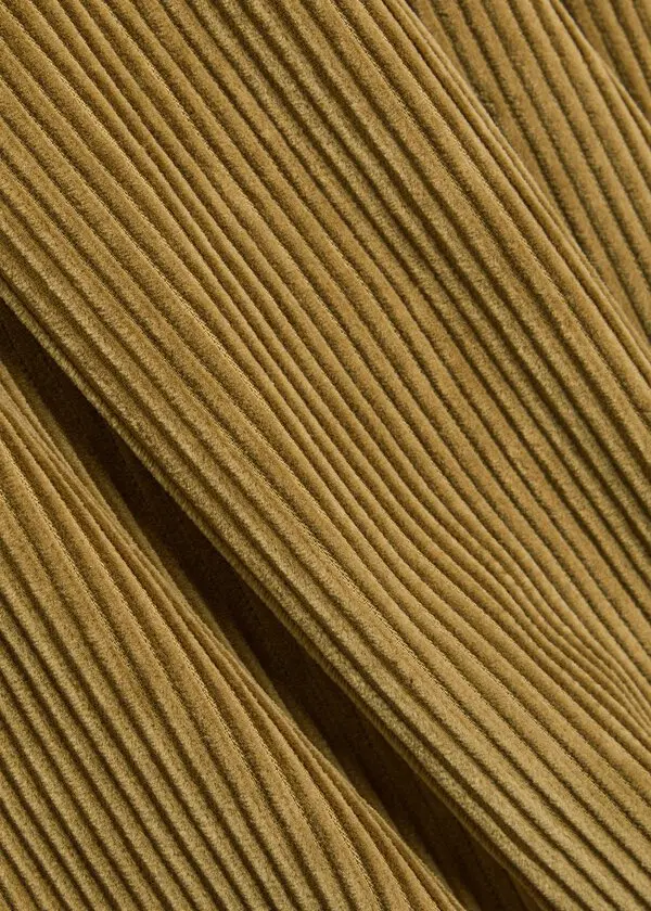 RÓHE Wide-leg Corduroy Trousers - Beige