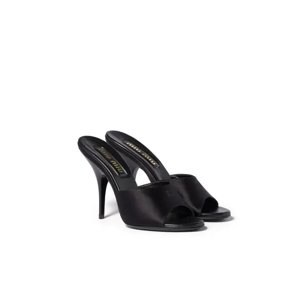 Miu Miu Satin Sandals