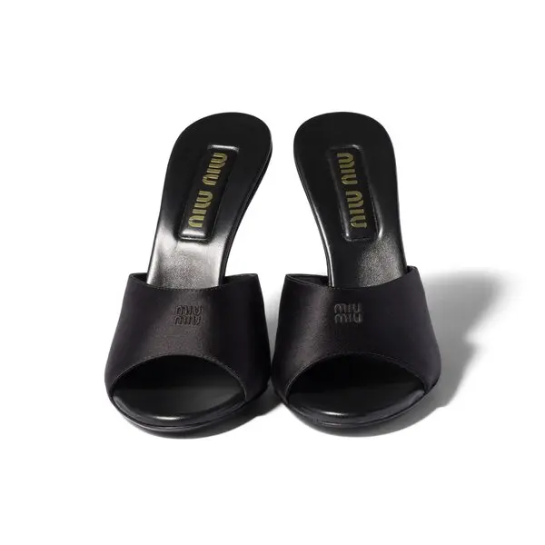 Miu Miu Satin Sandals