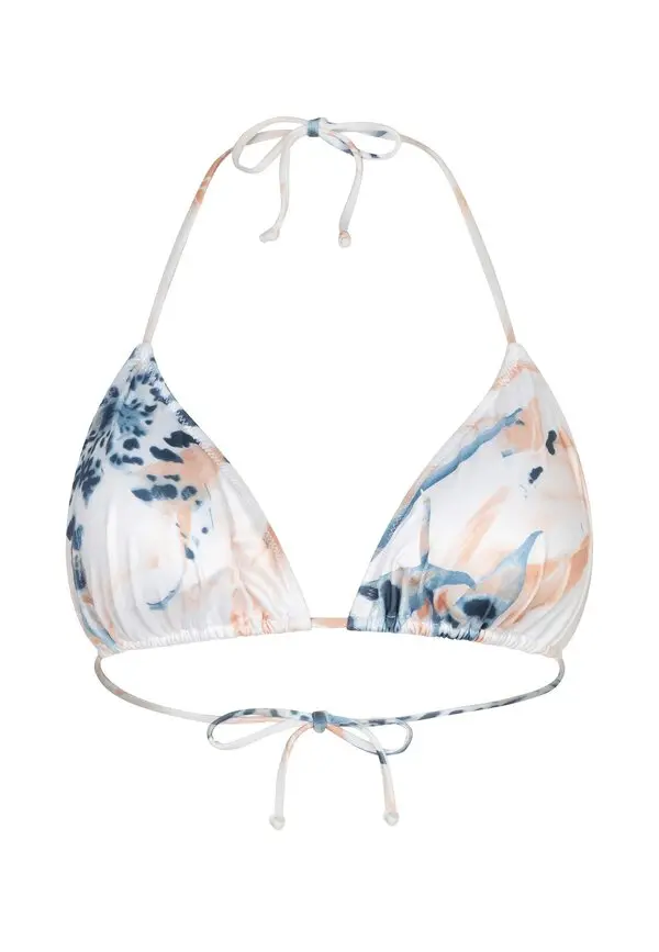 CHIC BY LIRETTE Triangle Bikini Top Contadora Champagne
