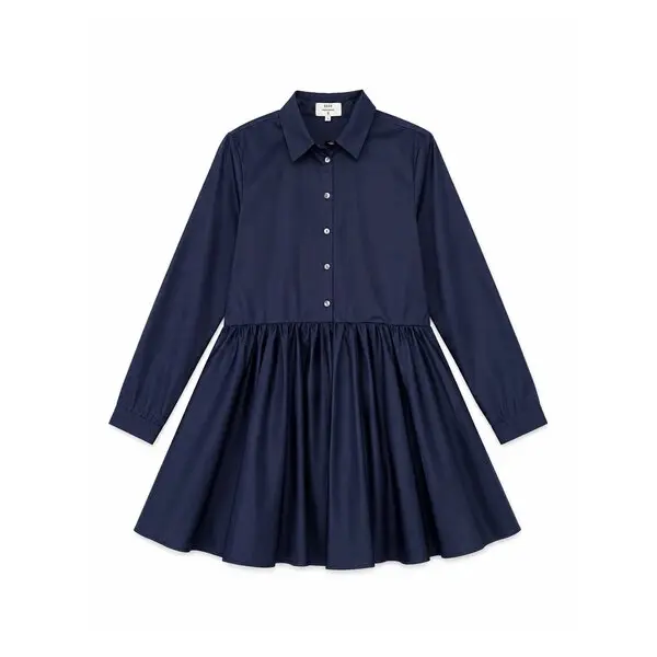 ELFIE Ola Navy Cotton Dress