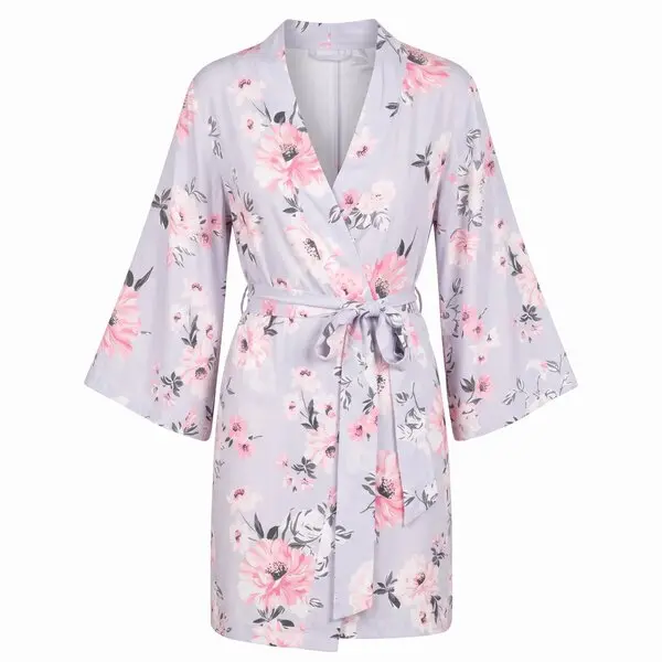 Yumi Kim Dream Lover Floral Robe - Grey