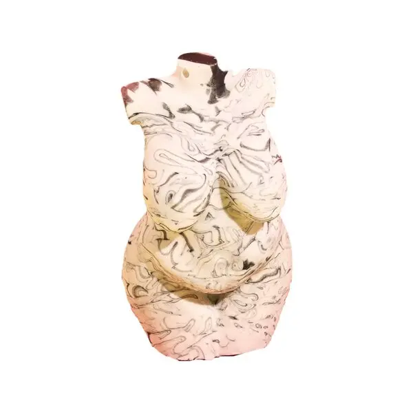 BY SHAX Marbled Curvy Lady Bust