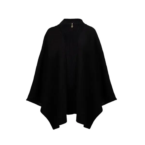 HOUSE OF LAINES LONDON Laines Couture Wool Blend Zip Cape