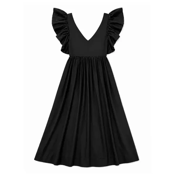 ELFIE Louise Cotton Midi Dress