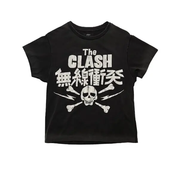 OTHER UK The Clash Japan Vintage Band T-shirt - Black