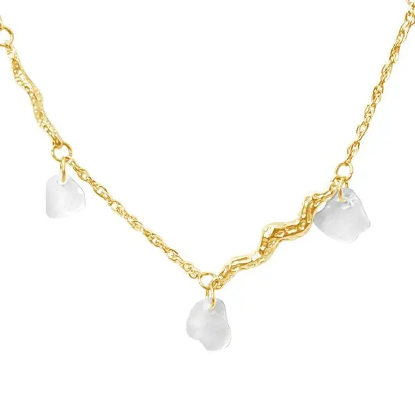 GLASSTYK Skumbølge Anklet