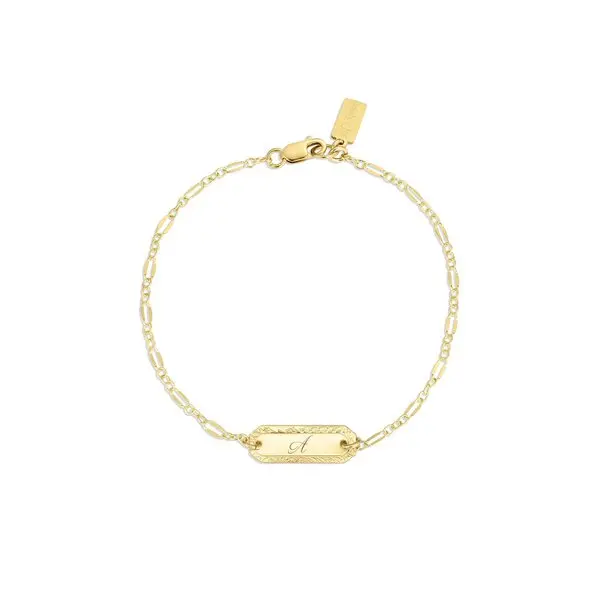 SET & STONES Cora Initial Bracelet - Gold