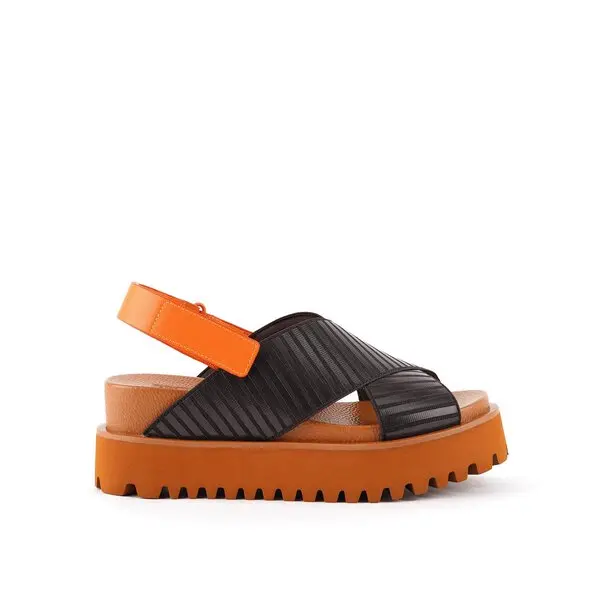 United Nude Brown / Orange Rico X Sandal Amber Glow - Brown/orange
