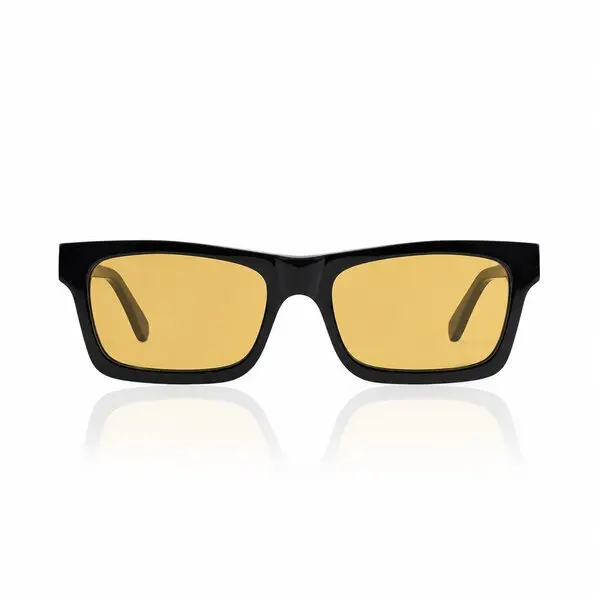FAOS CONCEPT Kythera In Erevos With Saffron Yellow Lenses - Black