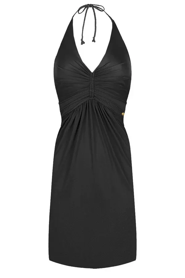 CHIC BY LIRETTE Short Halter Dress Natural