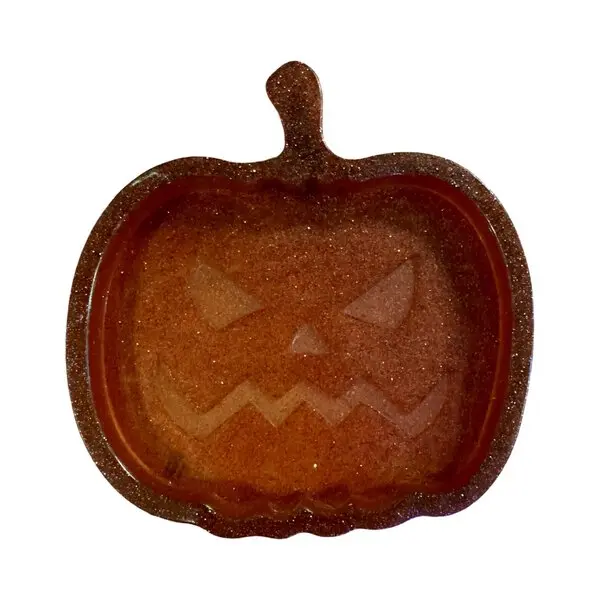 BY SHAX Spooky Pumpkin Tray Maroon - Red