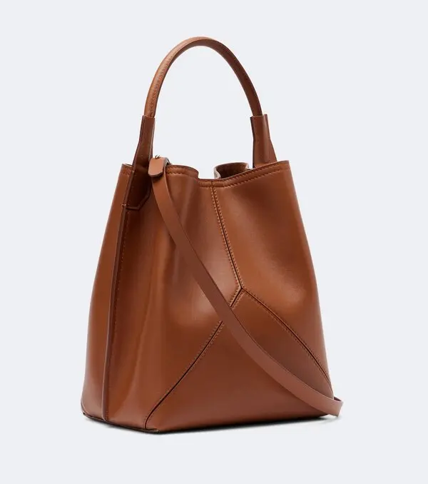 Victoria Beckham Medium Leather Bucket Bag