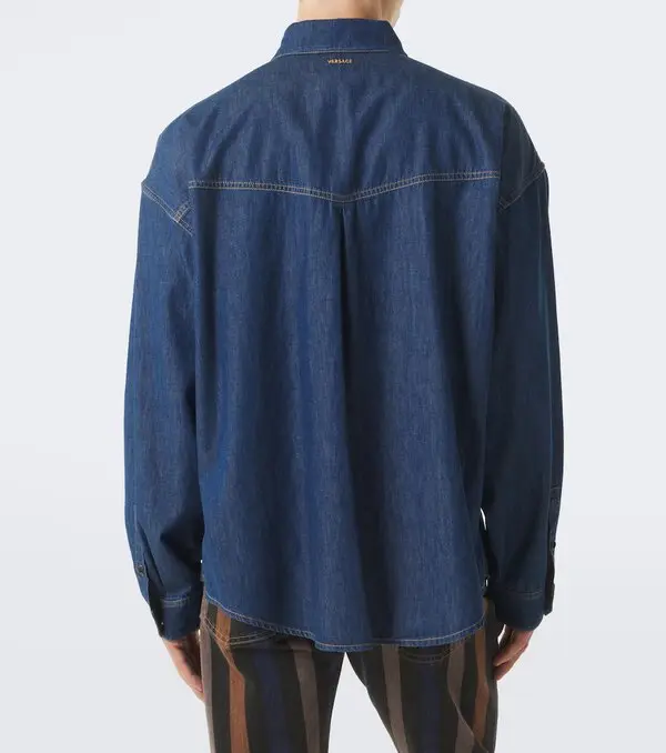 Versace Medusa Denim Overshirt