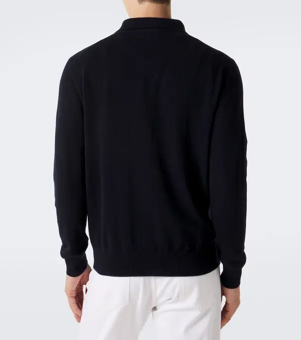 ALLUDE Cashmere Polo Sweater