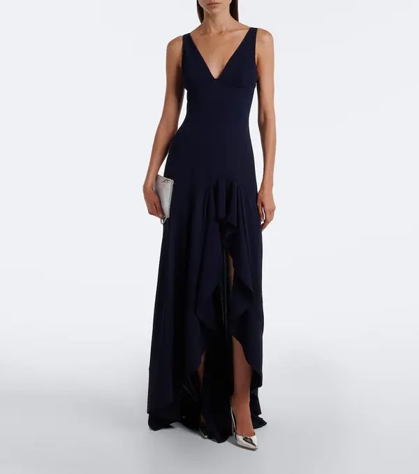 Stella McCartney Ruffled Georgette Gown