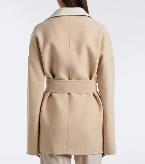 Eleventy Reversible Wool Wrap Coat