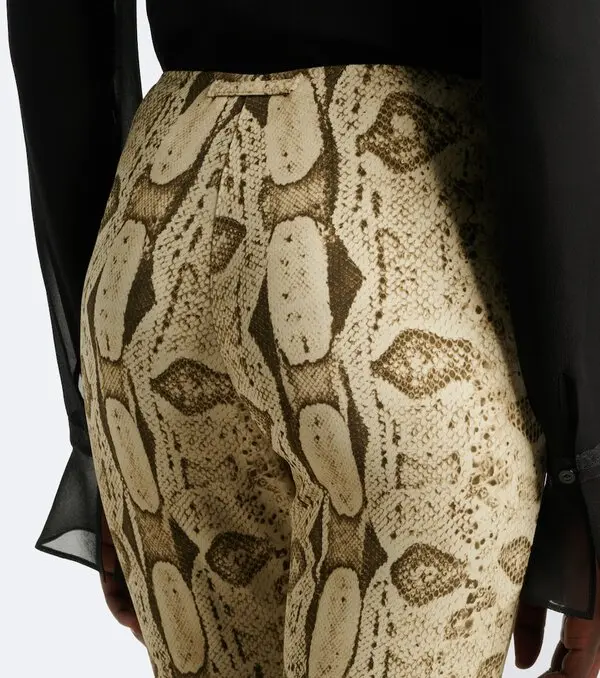 Gucci Snake-print Skinny Pants