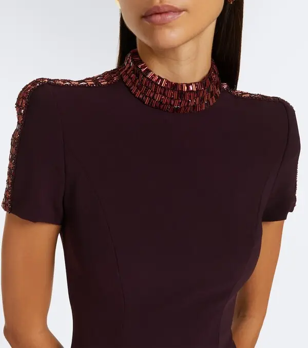Jenny Packham Mesa Embellished Gown - Brown