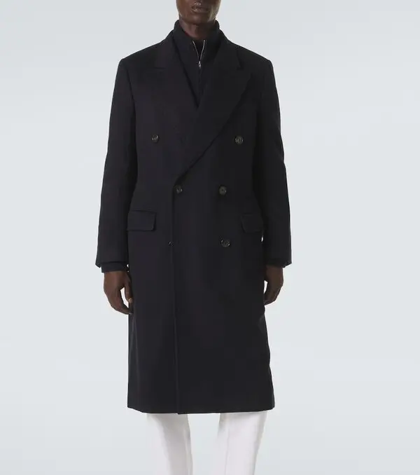 UMIT BENAN President Double-breasted Cashmere Coat