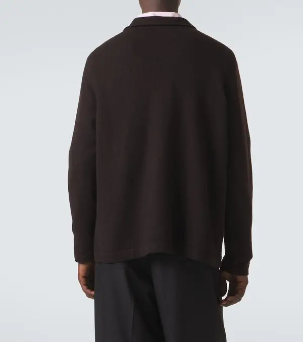 UMIT BENAN Winter Sunset Cashmere And Silk Overshirt