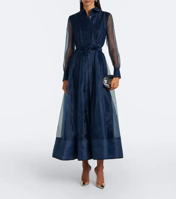 Simkhai Montgomery Shirt Dress - Blue