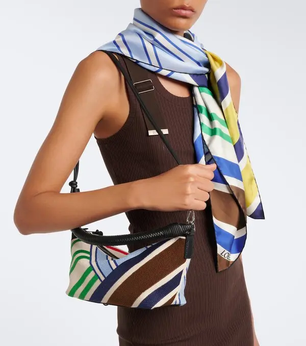 Loewe Cala Small Embroidered Top-handle Bag - Multicoloured