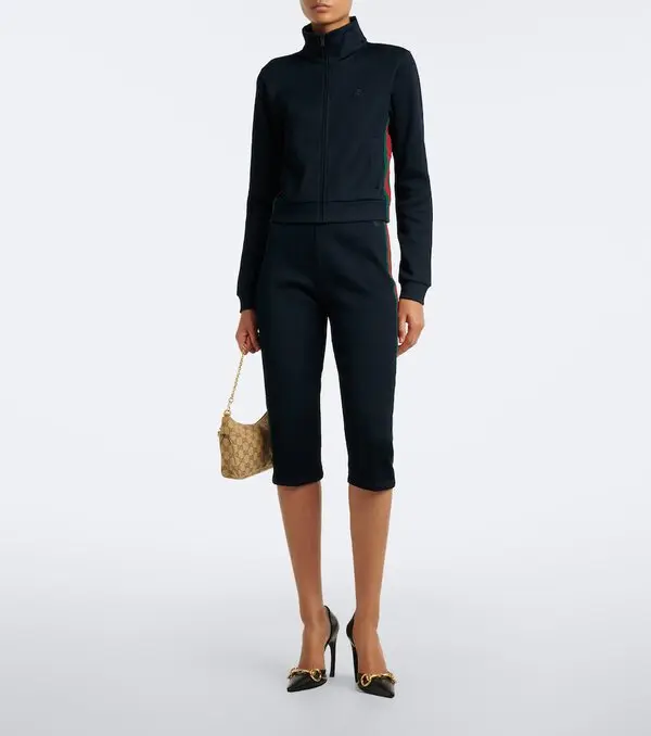 Gucci Lady Lunetta Small Gg Canvas Shoulder Bag