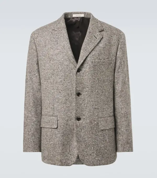 UMIT BENAN Romeo Cashmere Blazer - Grey