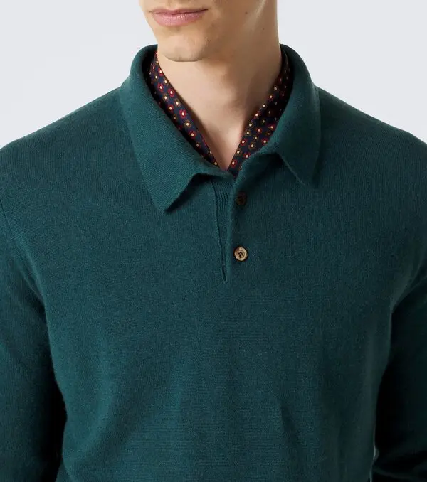 Rubinacci Cashmere Polo Sweater