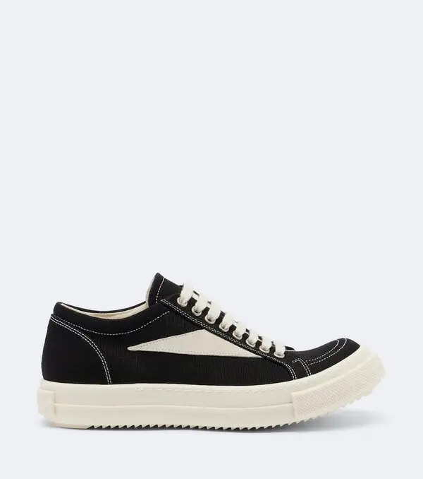 Rick Owens Vintage Denim Low-top Sneakers - Black