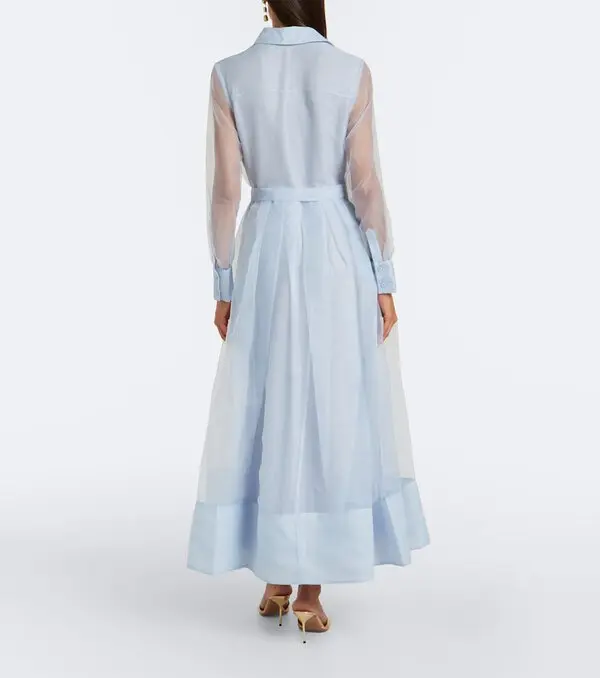 Simkhai Montgomery Shirt Dress - Blue