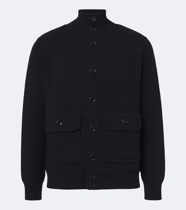 ALLUDE Wool And Cashmere Jacket - Blue