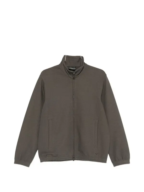 Emporio Armani Zipped Sweatshirt - Grey
