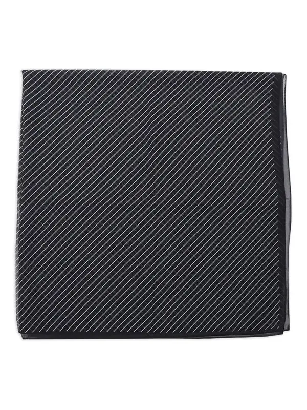 THE FRANKIE SHOP Marais Striped Foulard - Black