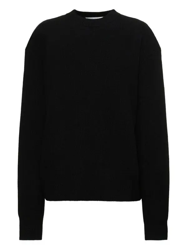 THE FRANKIE SHOP Rafaela Wool Oversized Sweater - Black