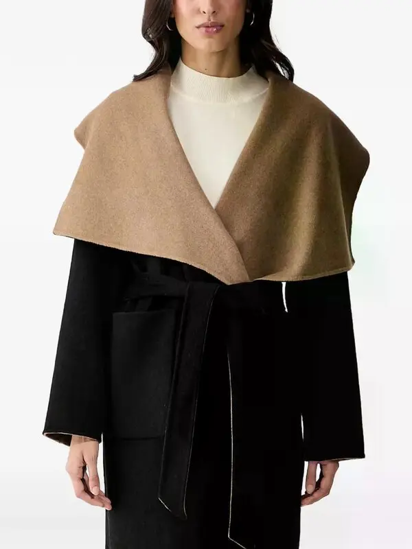 Karl Lagerfeld Reversible Belted Coat