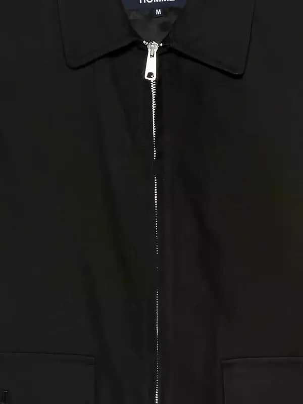 Comme Des Garçons Zip-up Flap-pocket Jacket